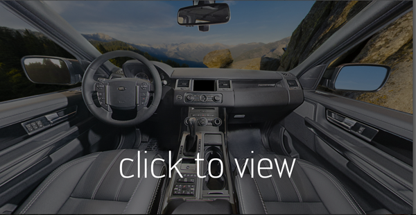 Range Rover Car Interior 360 Degree Interactive Photography - 360 Imaging